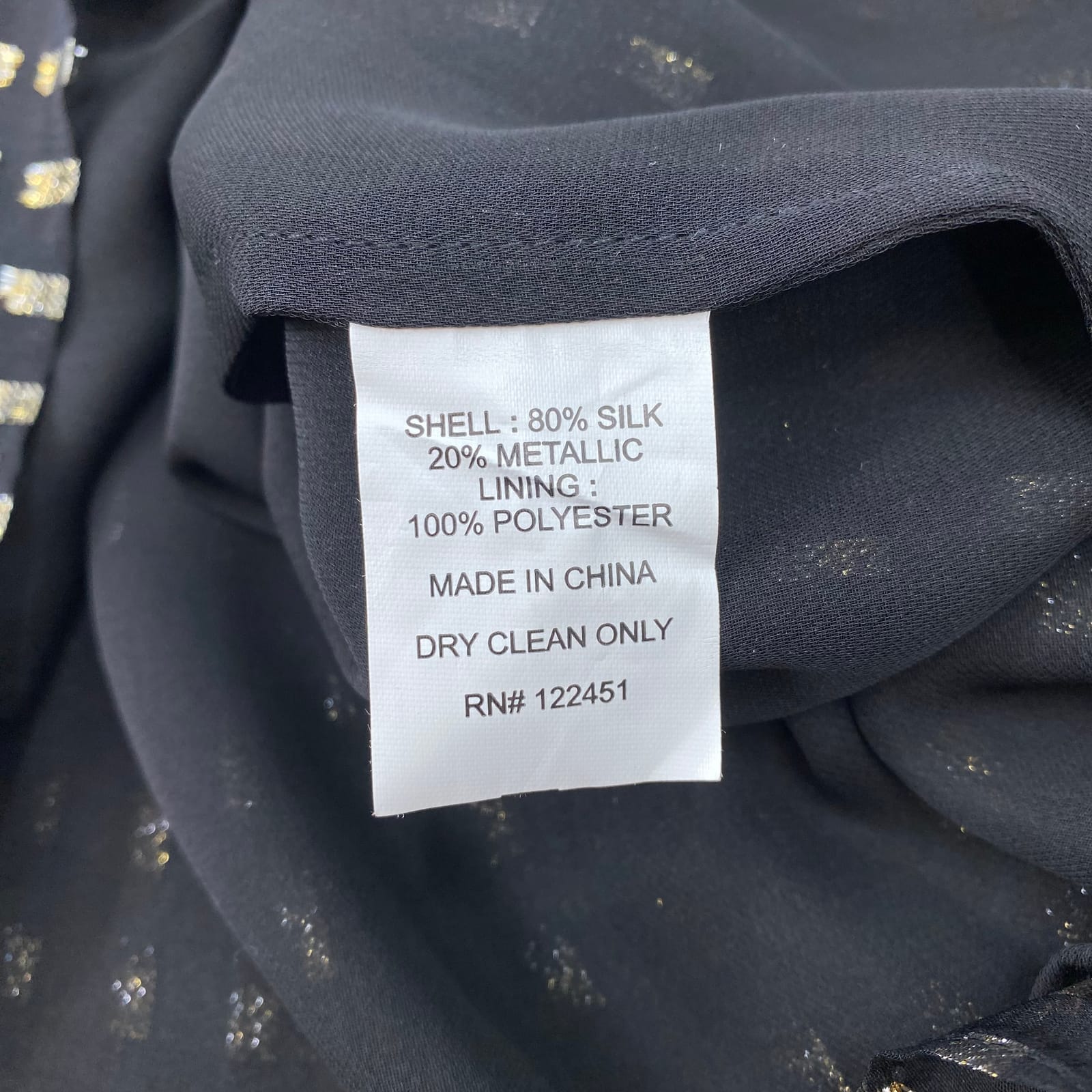 Erin Fetherston Black Gold Puff Sleeve Mini Dress Erin Fetherston Black ...