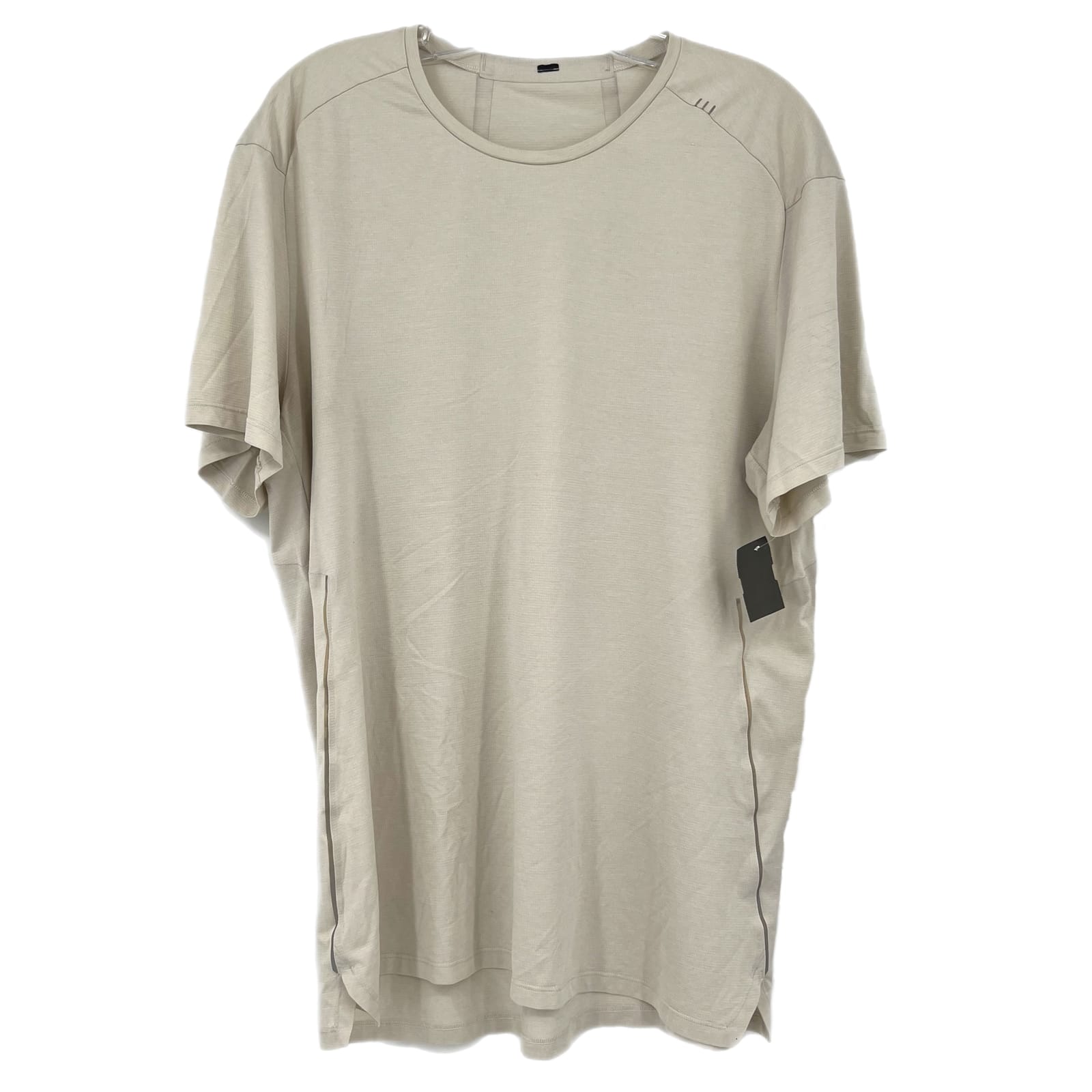 lululemon athletica Cream Activewear T-Shirt lululemon athletica Cream ...