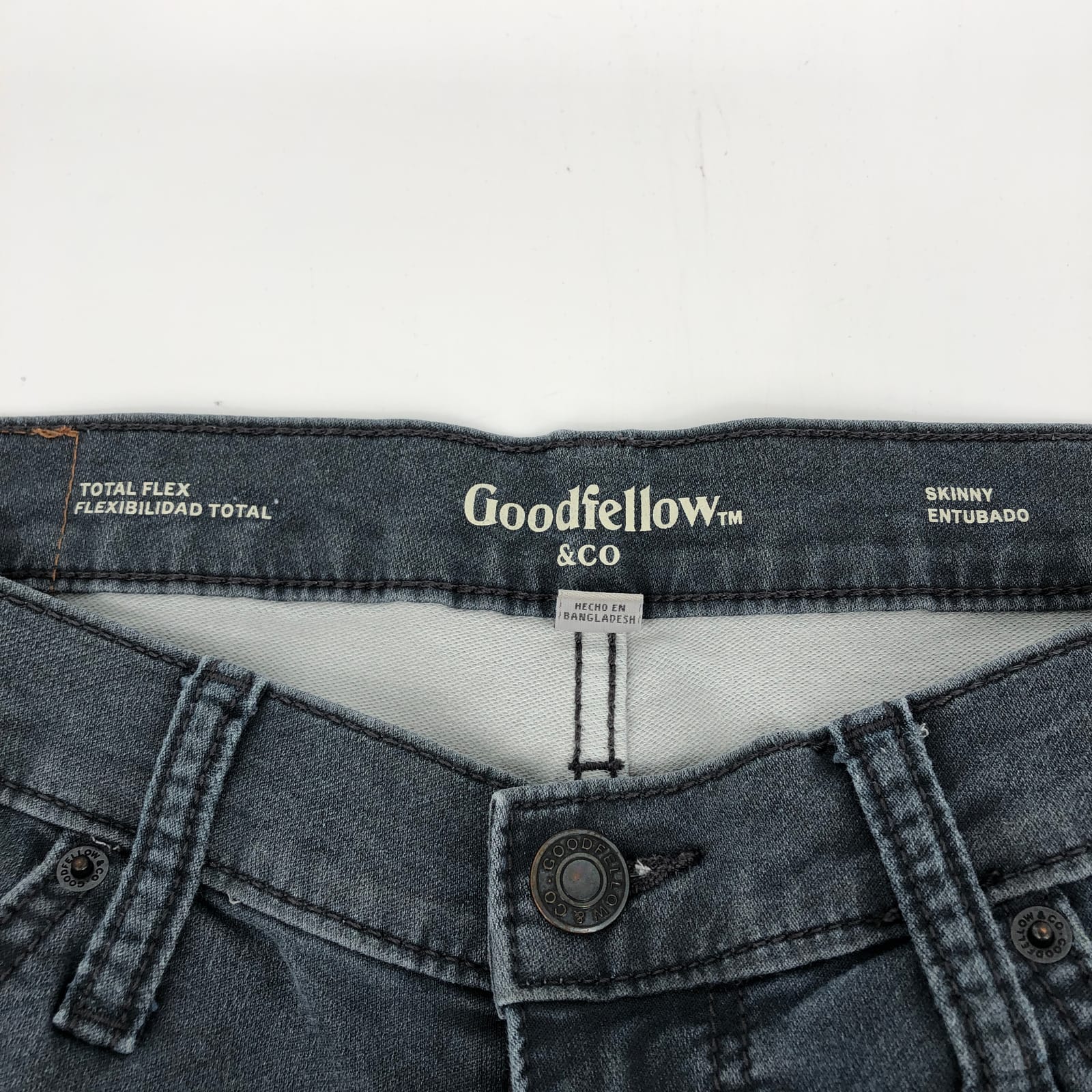 Goodfellow & Co Blue & Gray Skinny Jeans Goodfellow & Co Blue & Gray ...