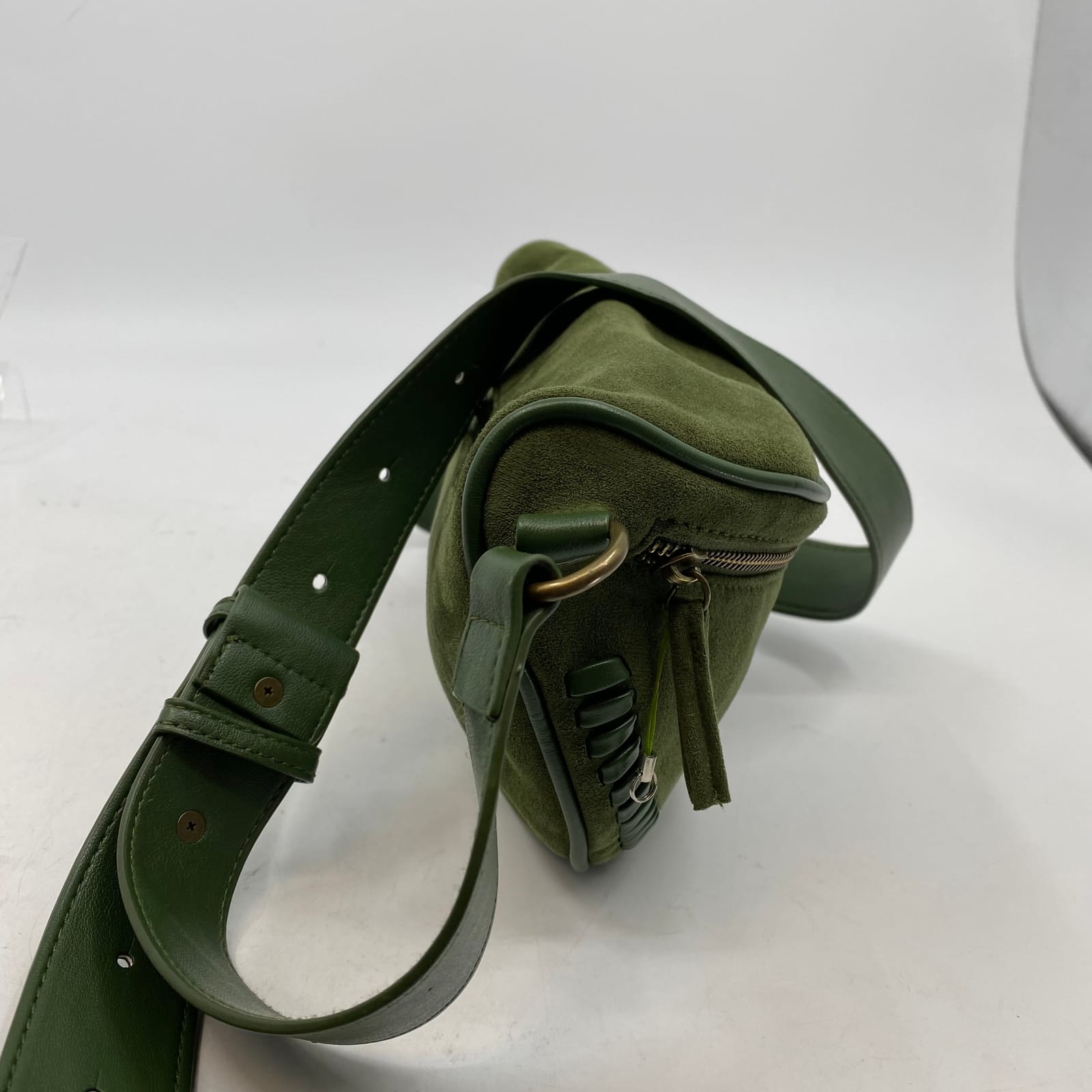 Ah•dorned Green Classic Crossbody Bag Ah•dorned Green Classic Crossbody ...