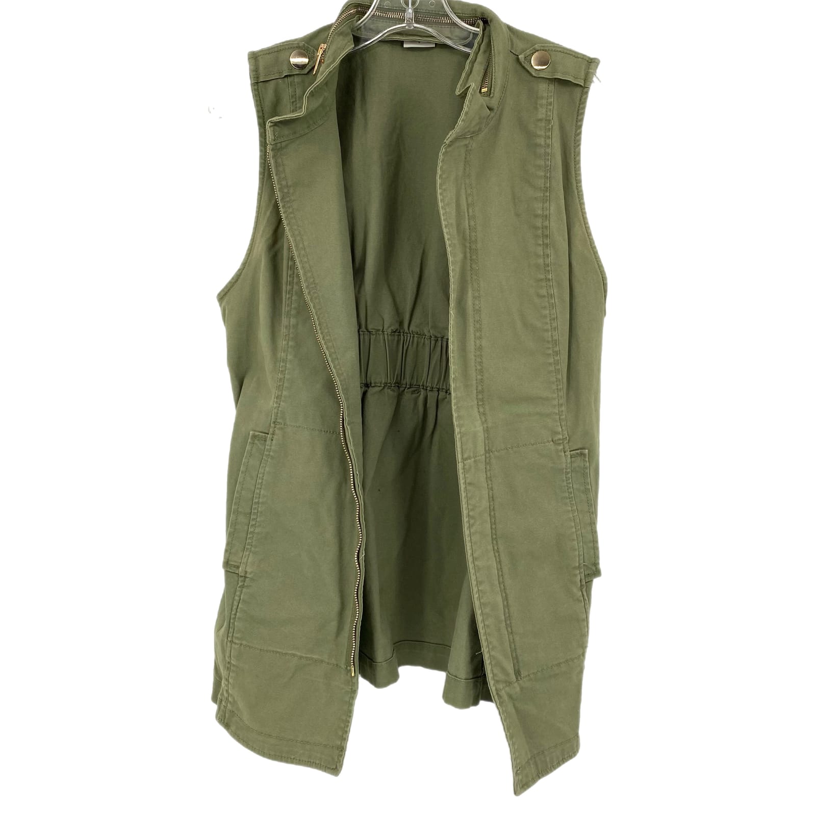 CAbi Green Cotton Vest CAbi Green Cotton Vest Size S (Good) | Authentic ...