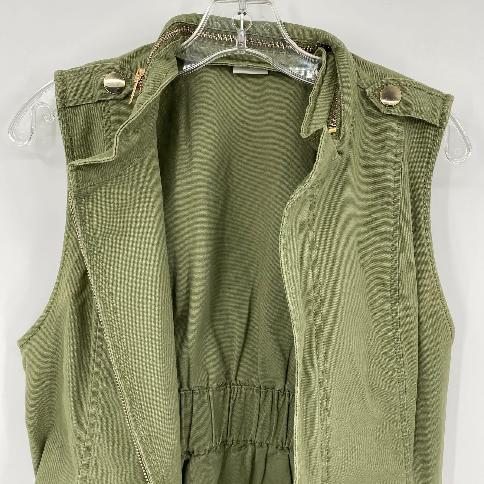 CAbi Green Cotton Vest CAbi Green Cotton Vest Size S (Good) | Authentic ...