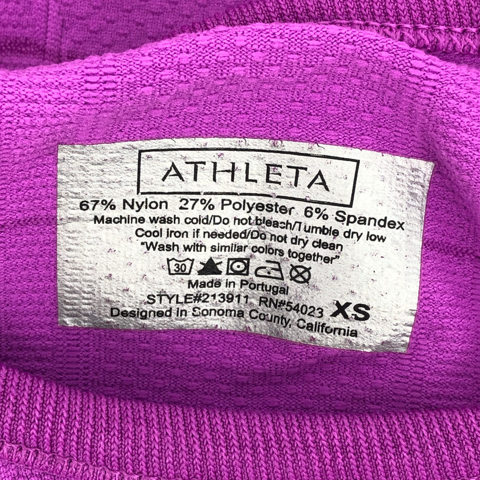 Athleta Purple Athletic T-Shirt Athleta Purple Athletic T-Shirt Size XS ...