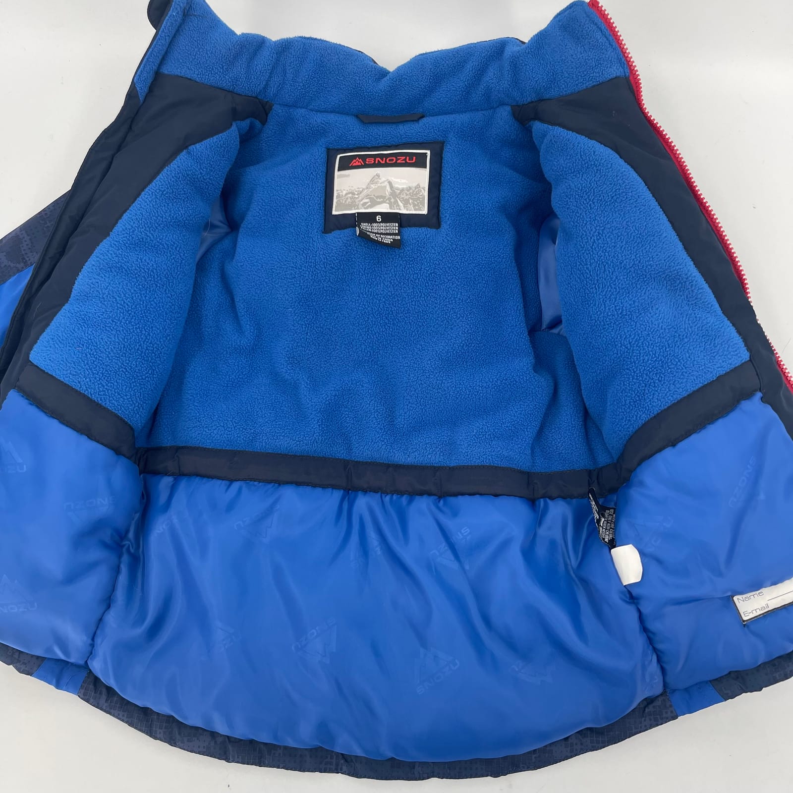 Snozu Blue Camouflage Winter Jacket Snozu Blue Camouflage Winter Jacket ...