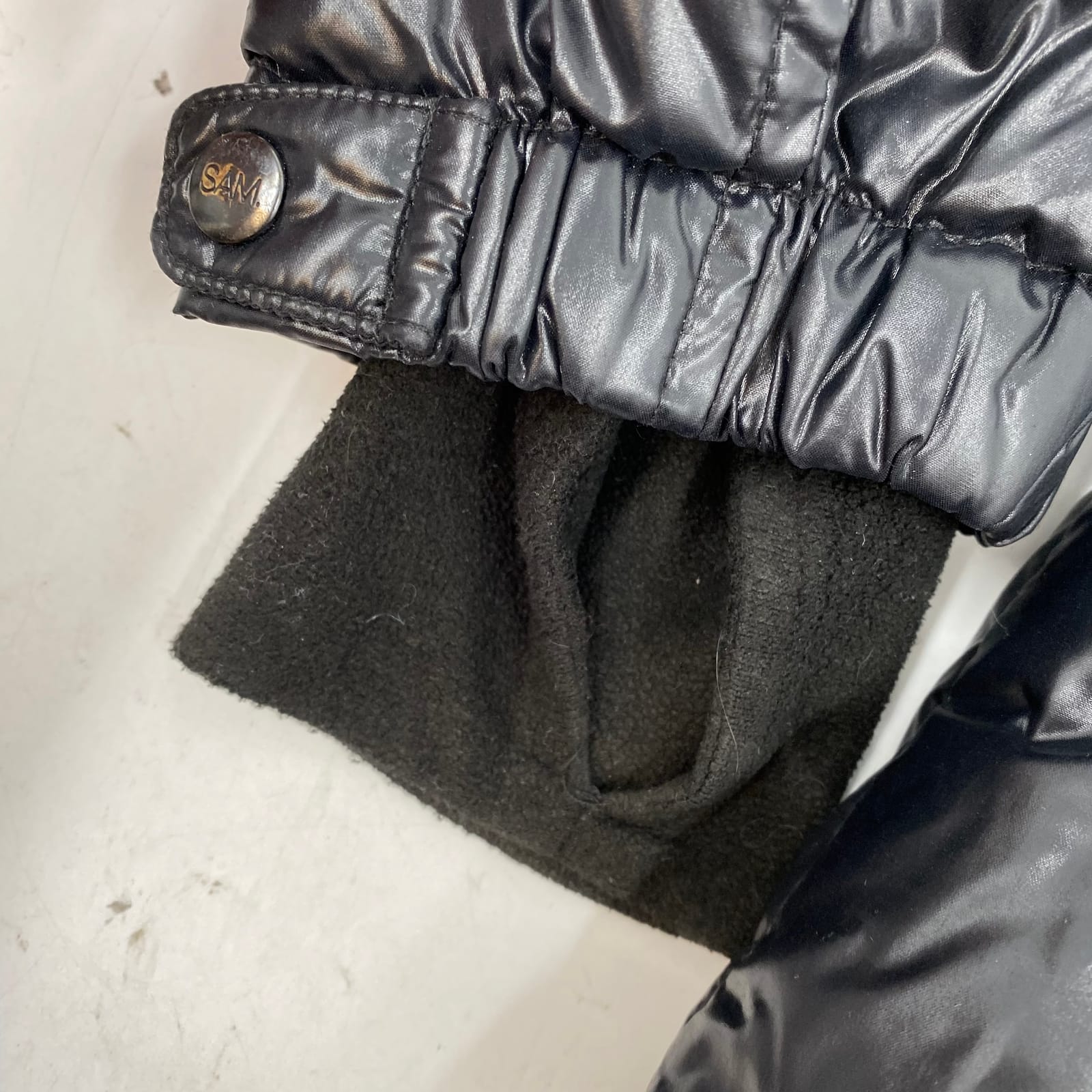 Sam New York Black Goose Down Puffer Jacket Sam New York Black Goose ...